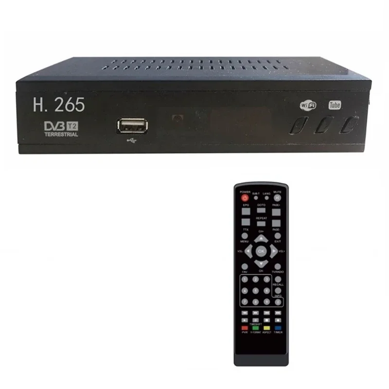DVB-T2-HEVC-265-Digital-TV-Tuner-DVB-T2-H-265-1080P-HD-Decoder-USB ...