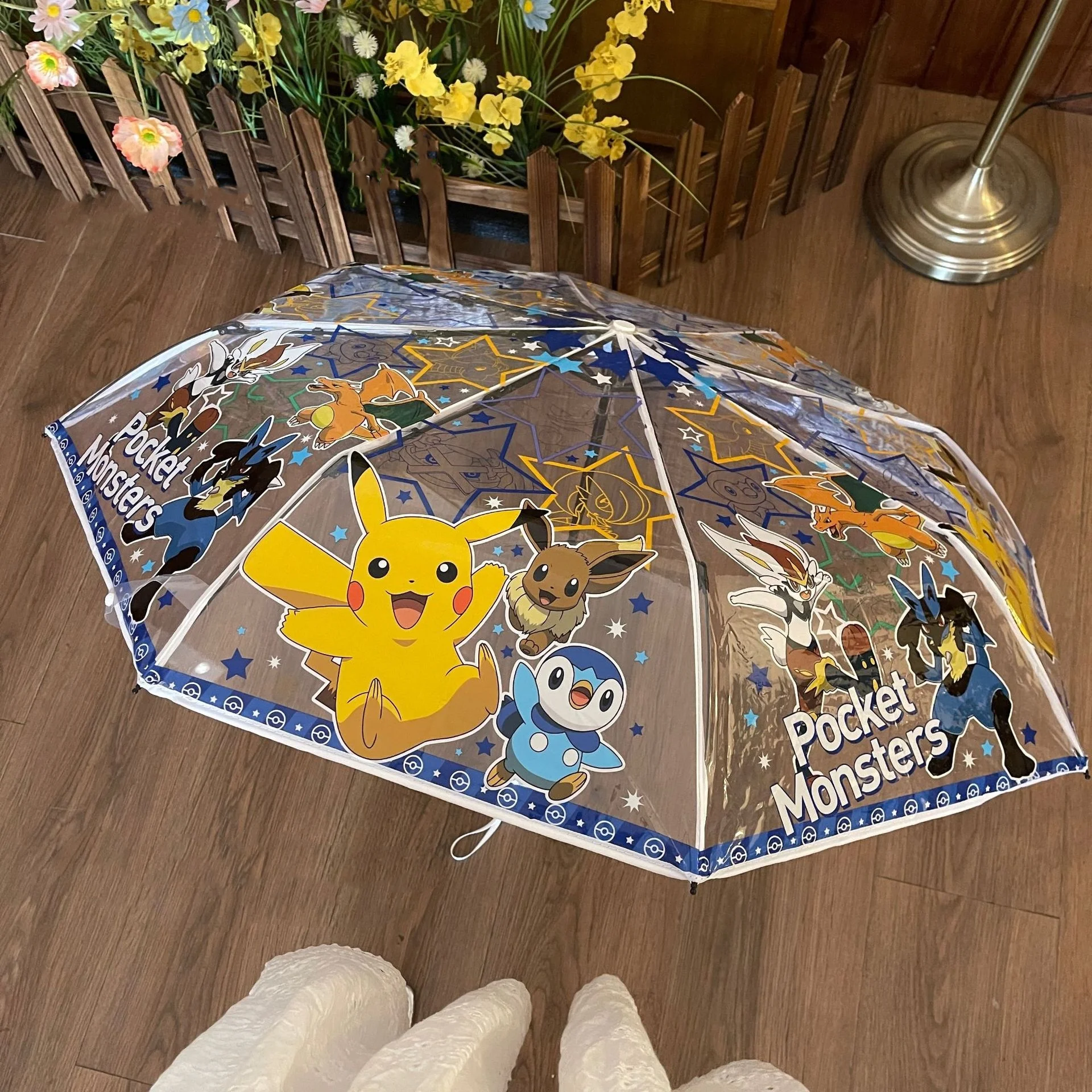 Pokemon-Anime-Pikachu-Umbrella-Cute-Cartoon-Children-Transparent ...