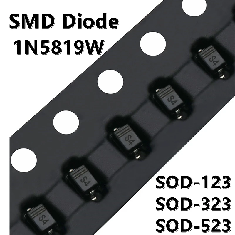 50pcs-1N5819W-S4-B5819WS-5819WT-SD103AWS-SOD-123-323-523-SL-1A-1206-SMD ...