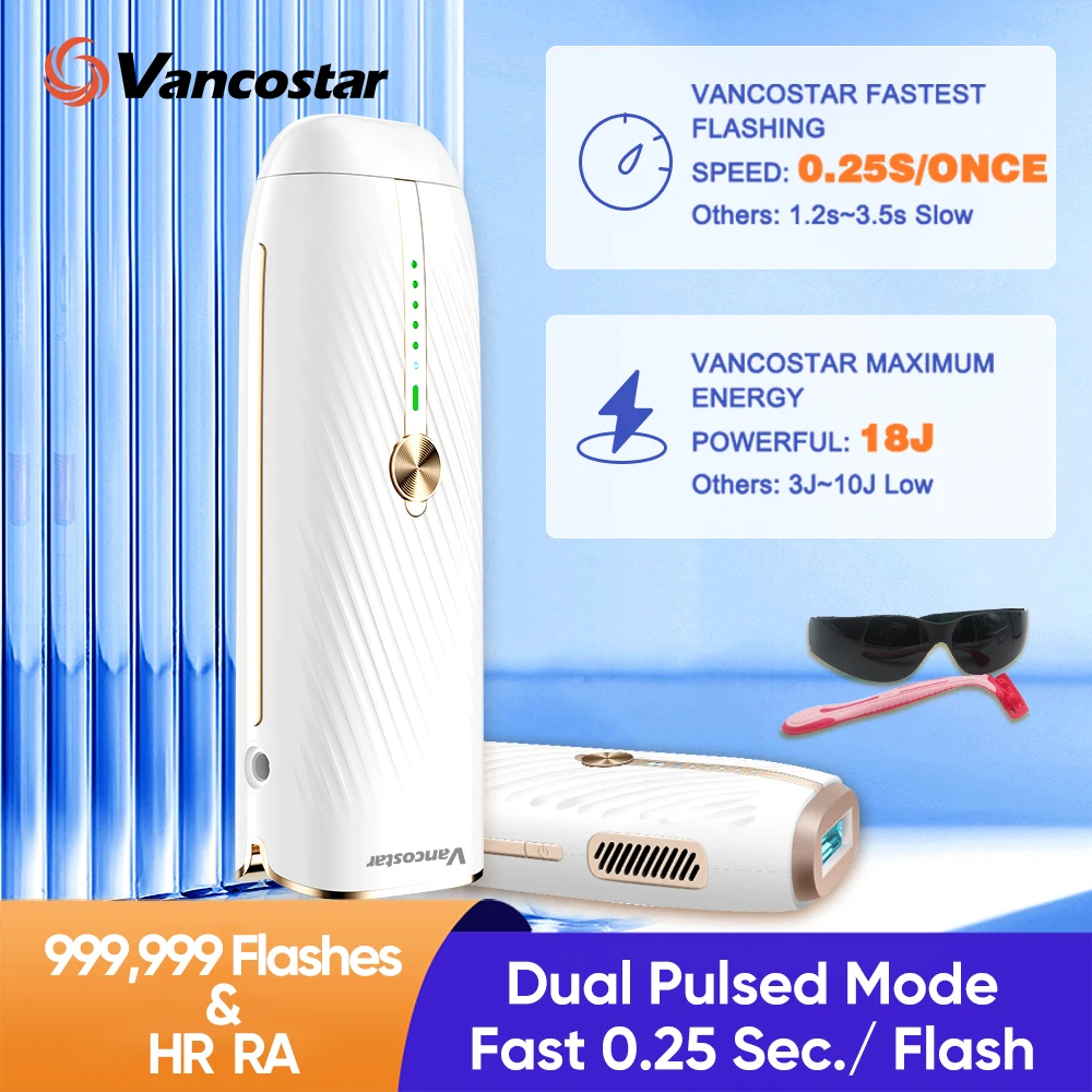 Vancostar-Fast-Flash-Laser-Hair-Remover-for-Ladies-2-in-1-999999-Flash ...