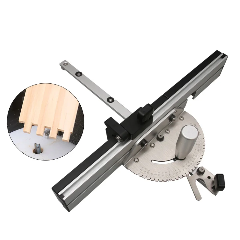 450mm-Miter-Gauge-with-track-Stop-Table-Saw-Router-Miter-Gauge-Angle ...