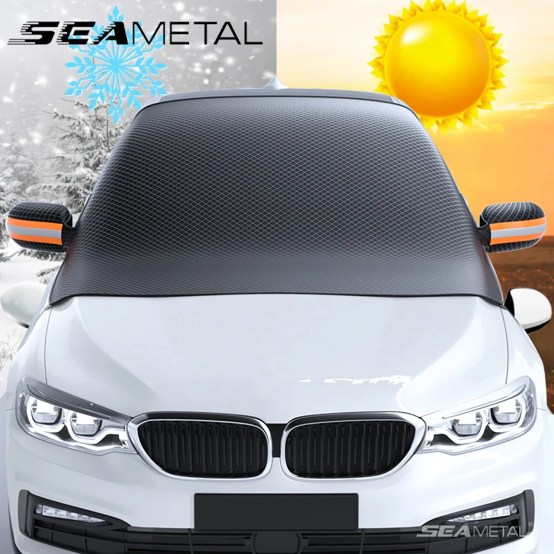 SEAMETAL-Universal-Front-Car-Windshield-Covers-Magnetic-Outdoor ...