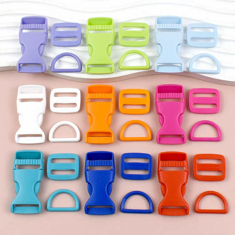 2/5/10/20Sets Dog Collar Plastic Buckles Fasteners 15/20/25mm Quick ...