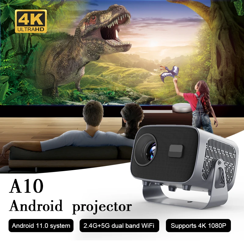 A10-NEW-4K-Android-11-Projector-Native-1080P-2-4G-5G-dual-band-WiFi ...