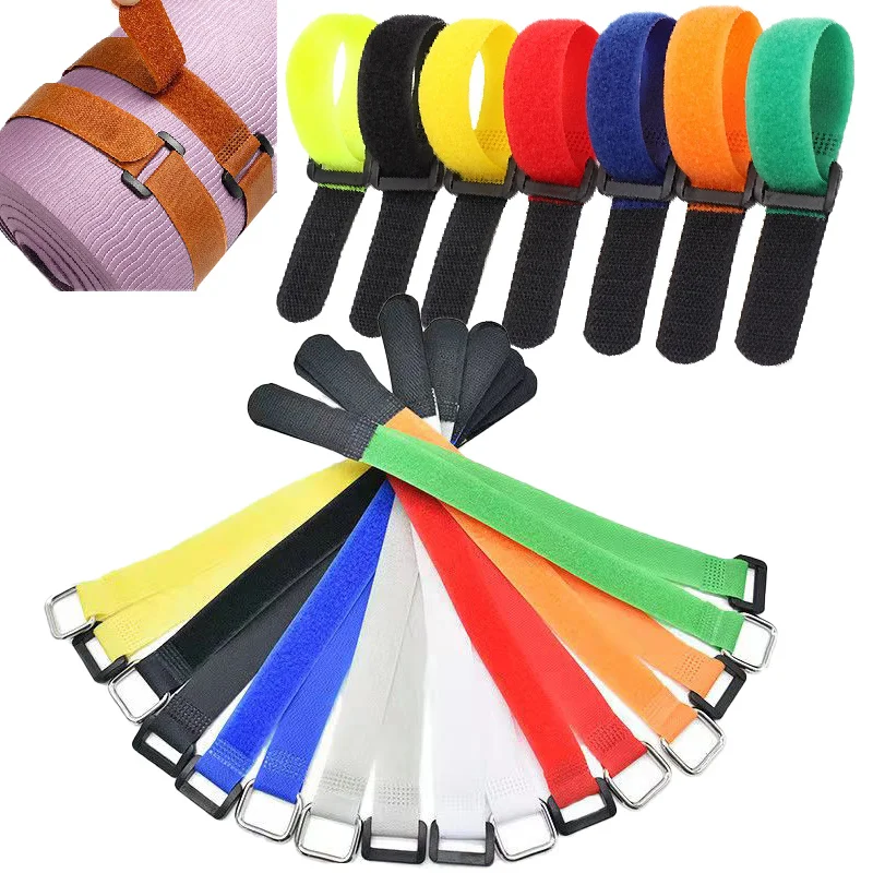 5-10Pcs-Reusable-Fastening-Cable-Straps-Hook-and-Loop-Cable-Tie ...