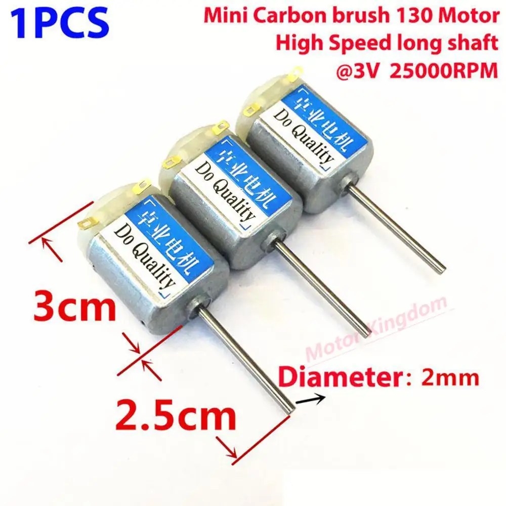 Micro-130-electric-Motor-DC-3V-25000RPM-High-Speed-Power-25mm-Long ...