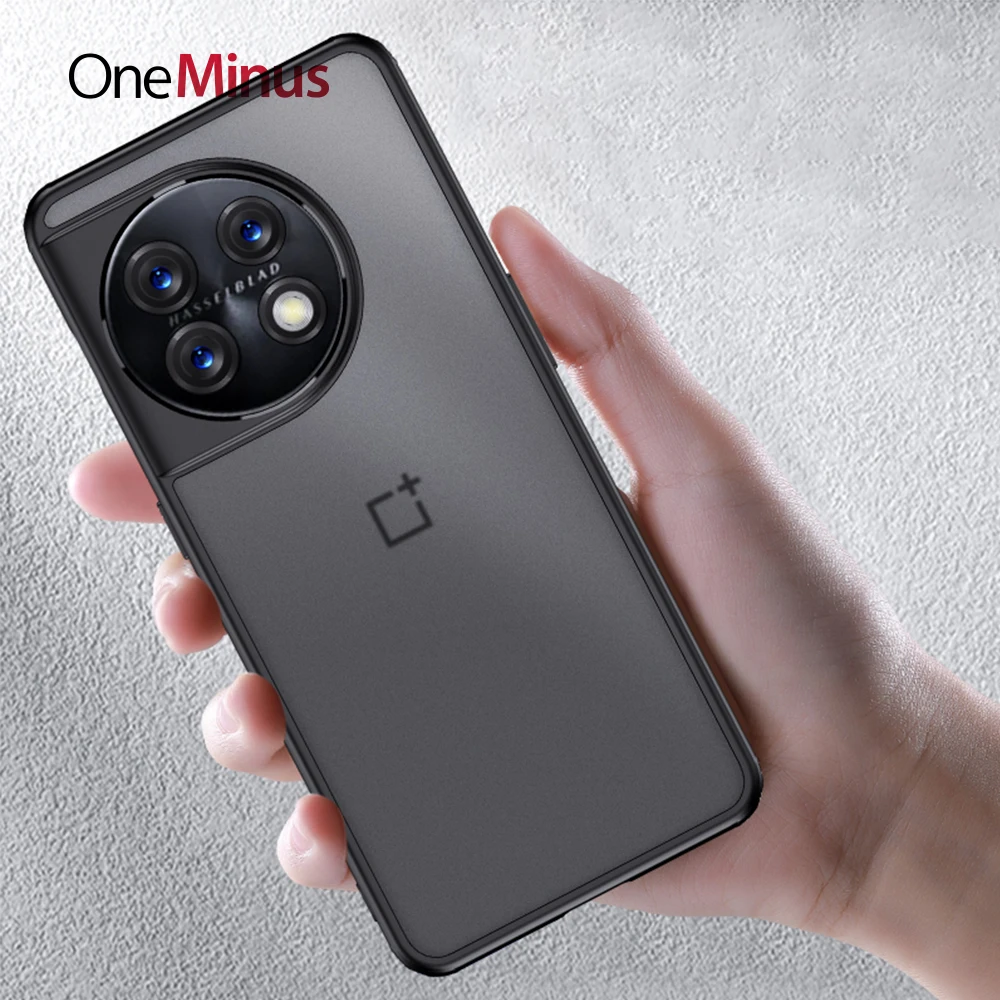 Luxury For Oneplus 11 Case 10t 10 Ace Pro Crystal Clear Skin Hard Back ...