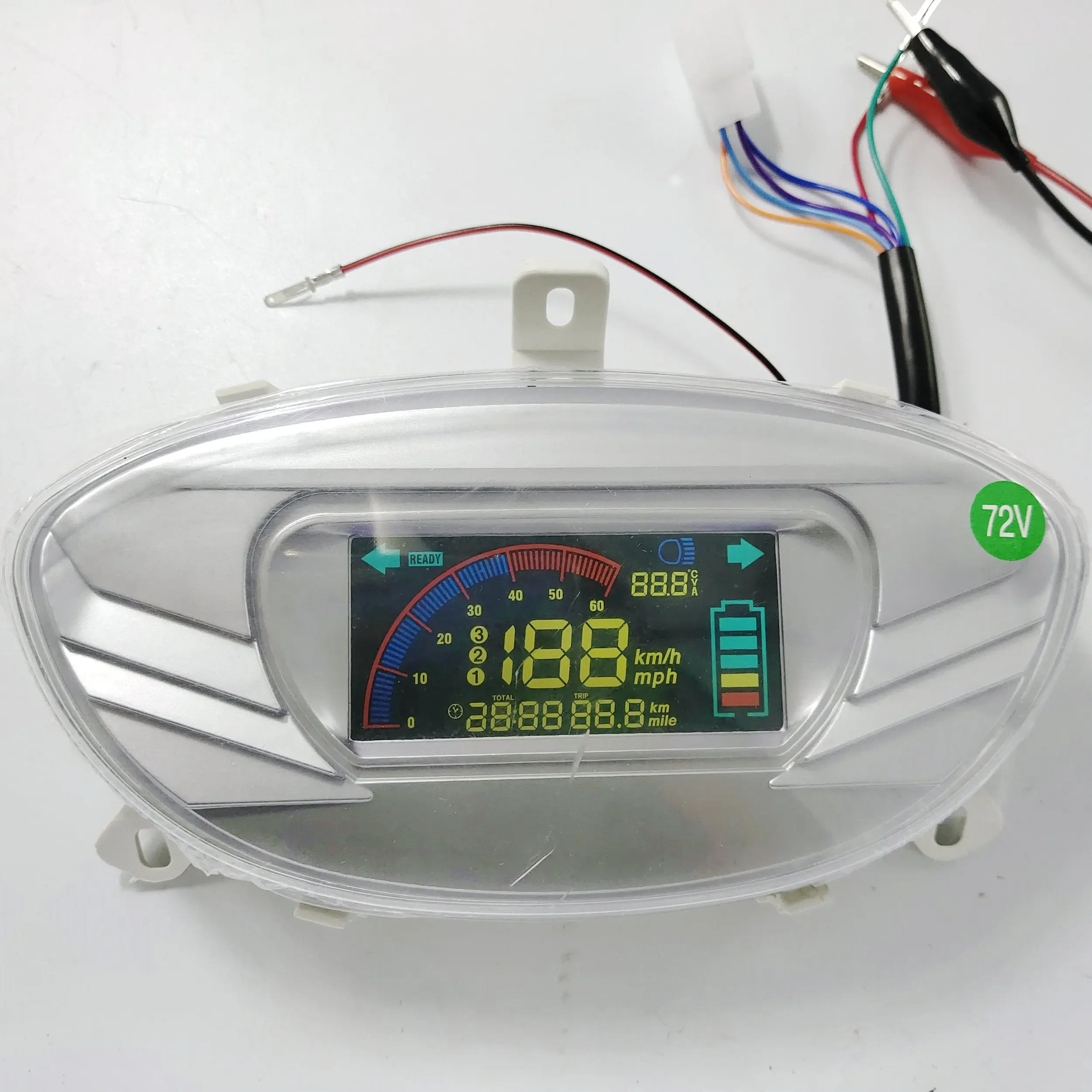 48v60v72v-LCD-Display-Speedometer-Instrument-For-Electric-Scooter ...