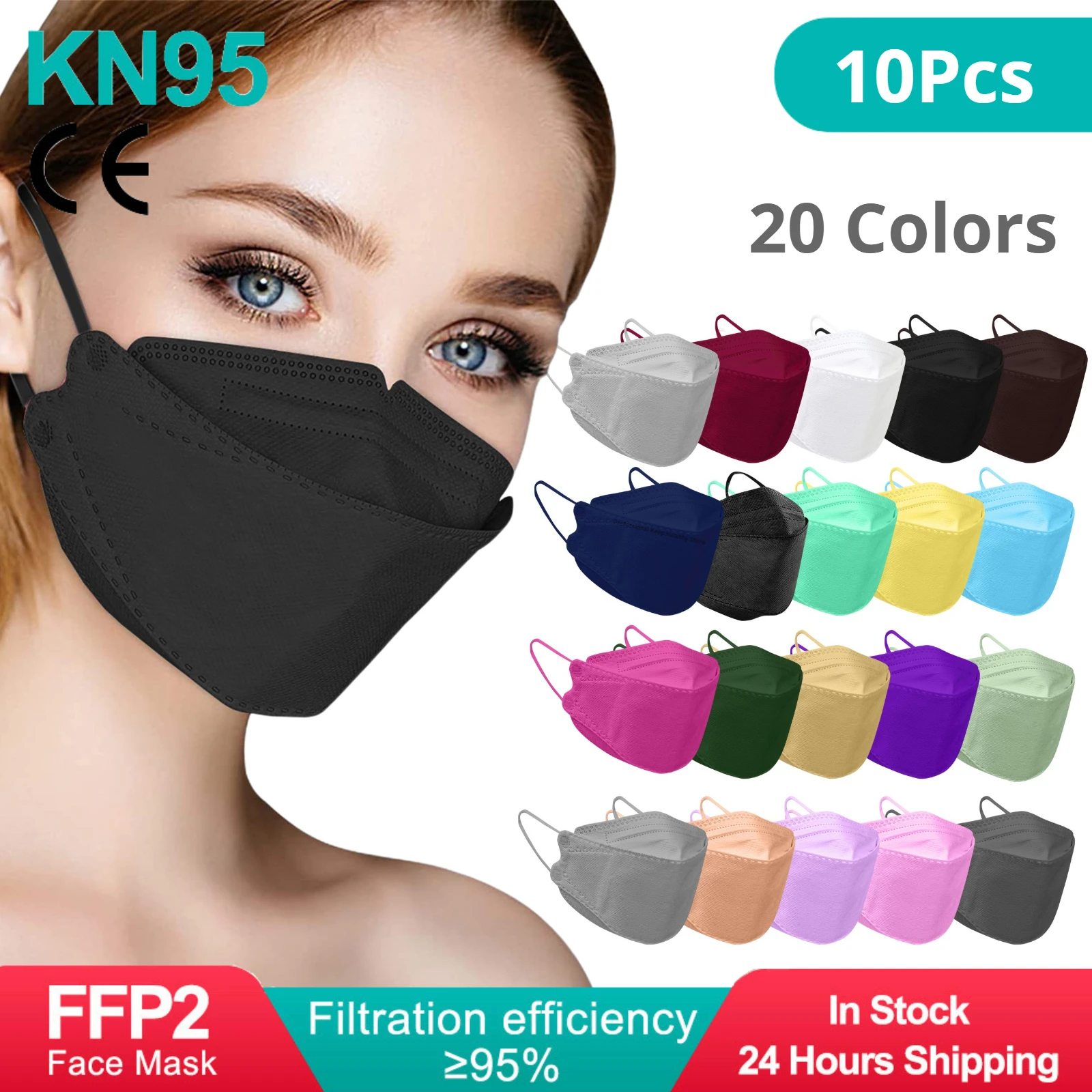 10Pcs-Color-Approved-FFP2-Mask-Hygienic-Safety-Dust-Respirator-Reusable-Adult-Face-Masks-FPP2 ...