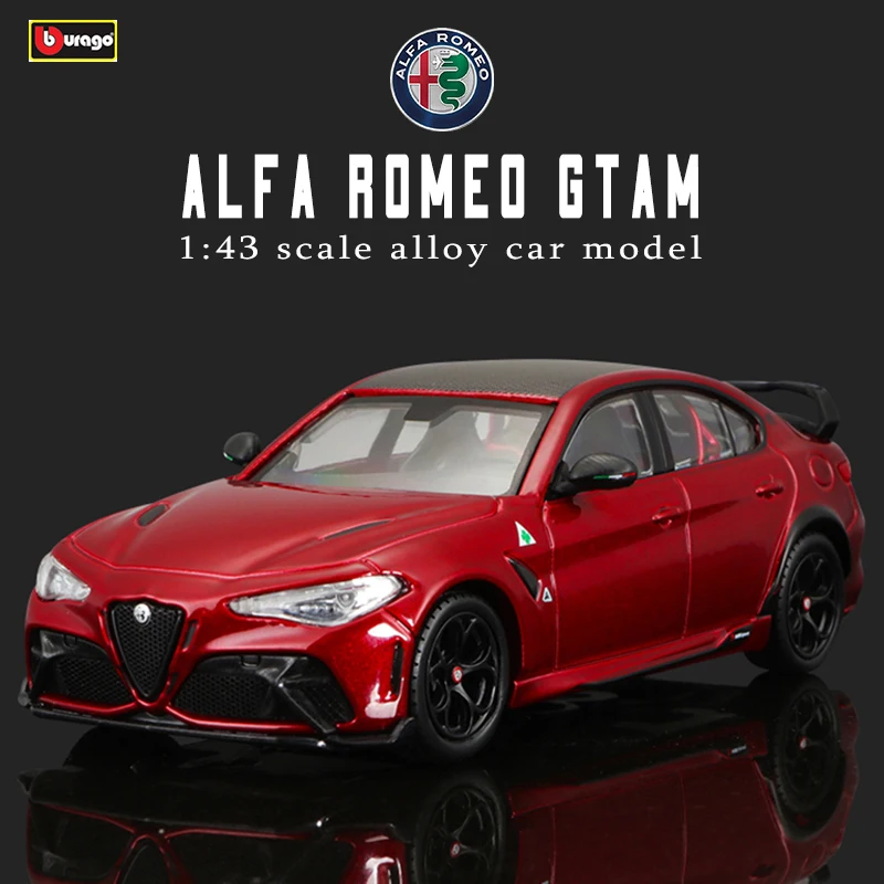 Bburago-1-43-Hardcover-Edition-Alfa-Romeo-GTAm-Red-racing-model ...