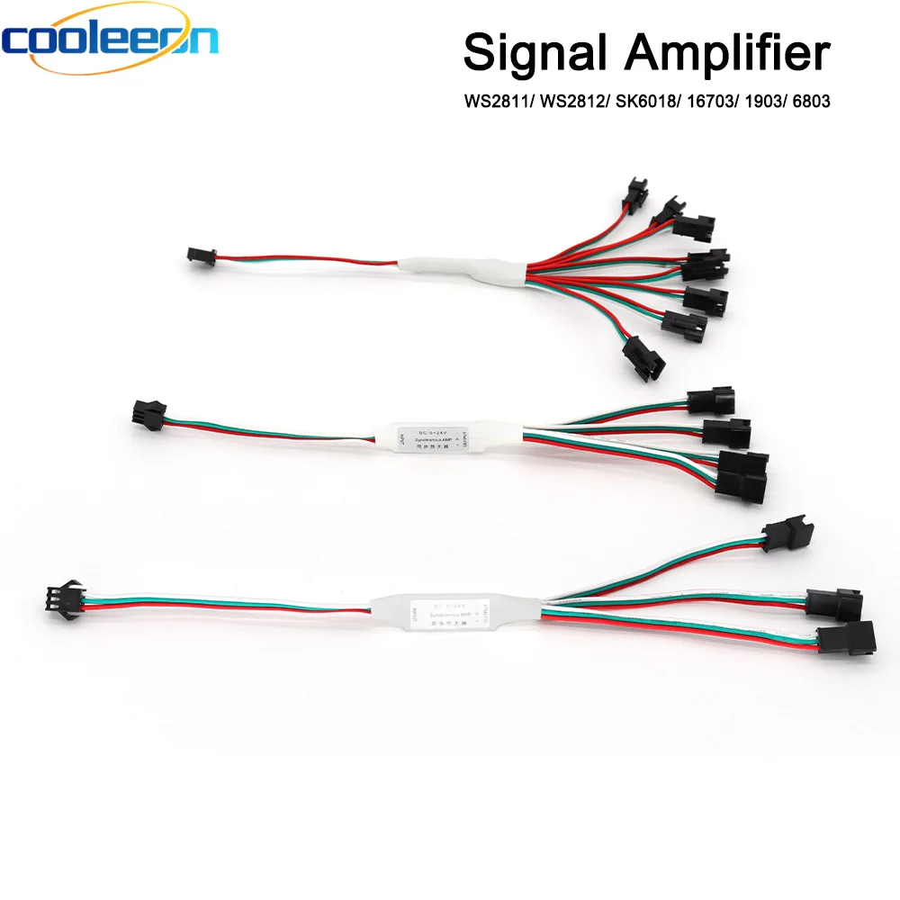 Mini-amplificador-de-se-al-para-WS2812B-WS2811-SK6812-LED-Strip-Pixel ...