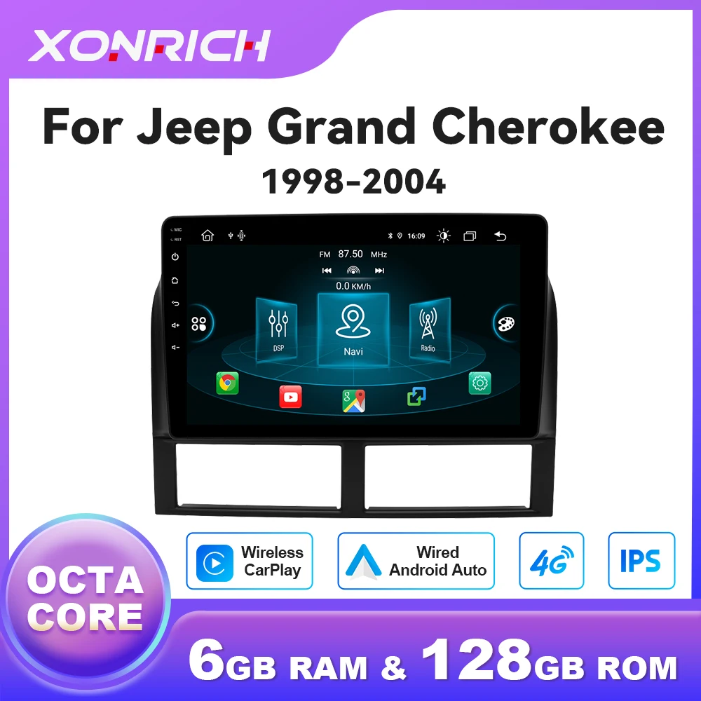 AI-Voice-Wireless-Carplay-Android-12-Car-Radio-Multimedia-For-Jeep ...
