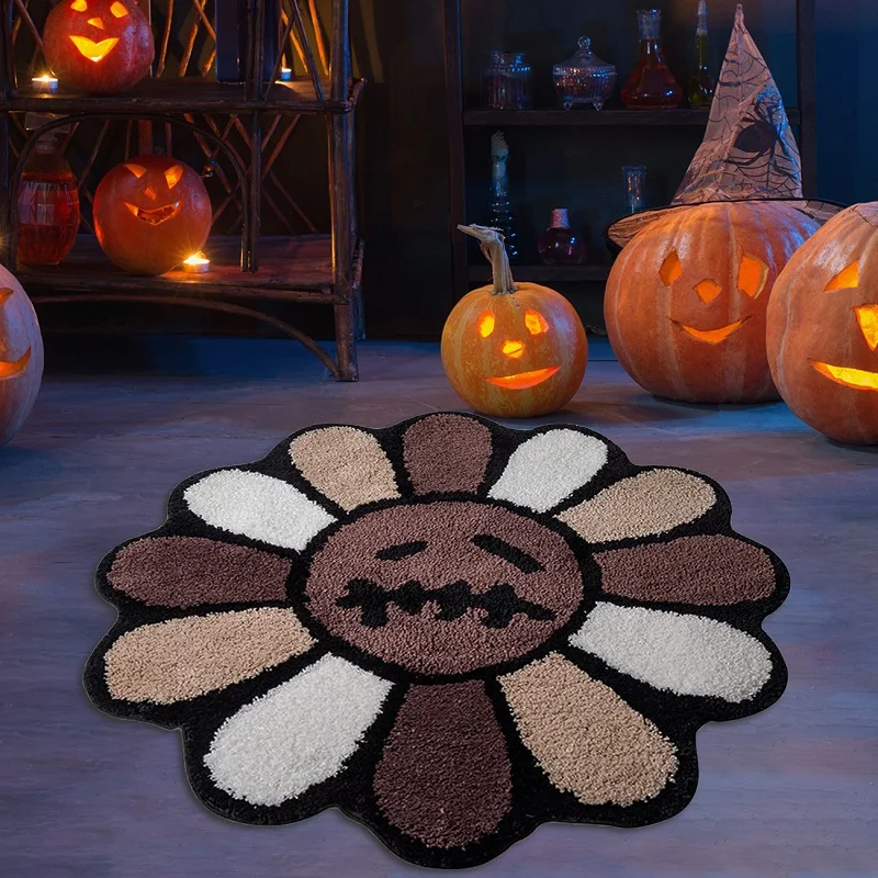 Halloween-Bath-Rug-Soft-Ghost-Face-Bathroom-Shower-Rug-Non-slip-Cute ...