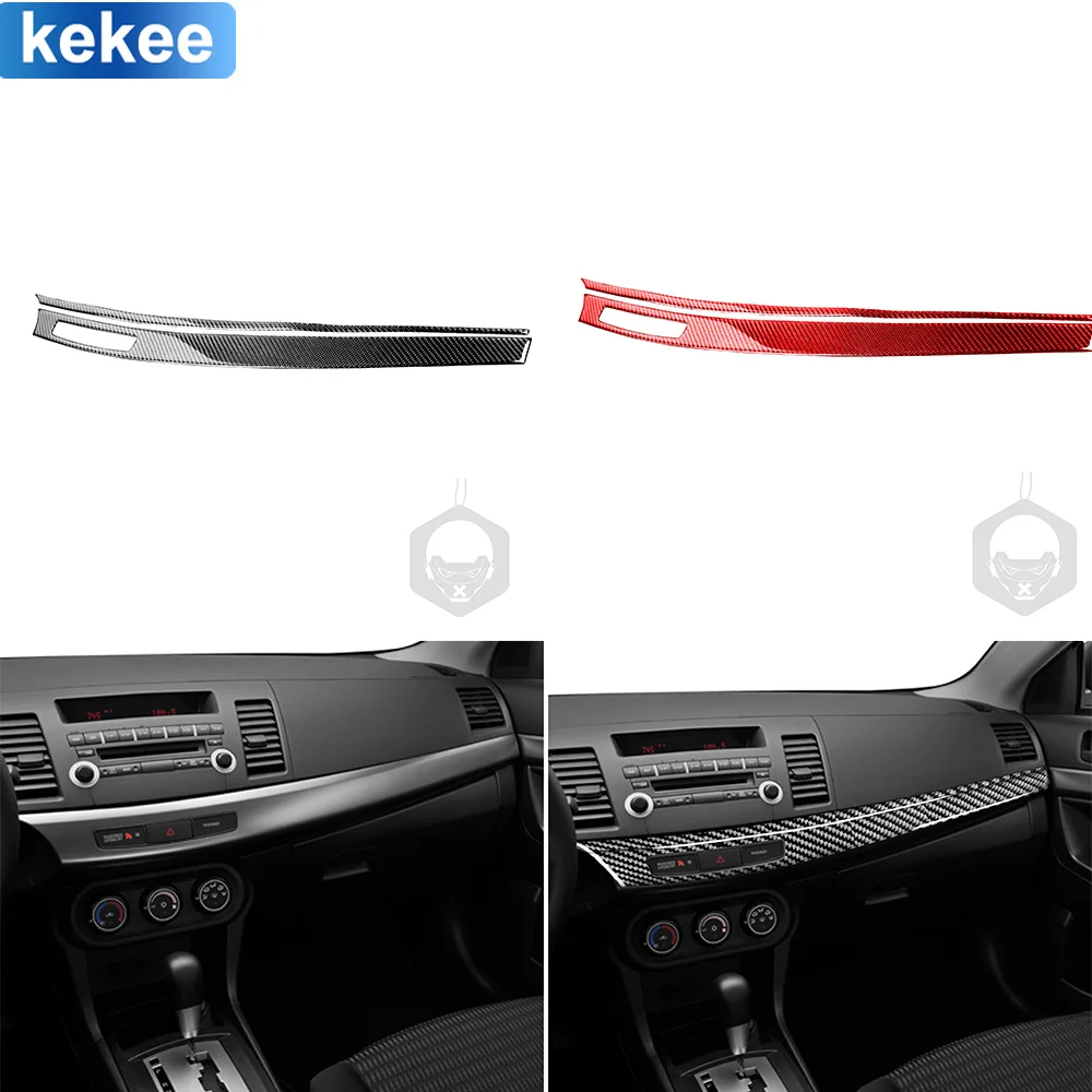For Mitsubishi Lancer Evolution EVO X 2008-2015 Center Dashboard Trim ...