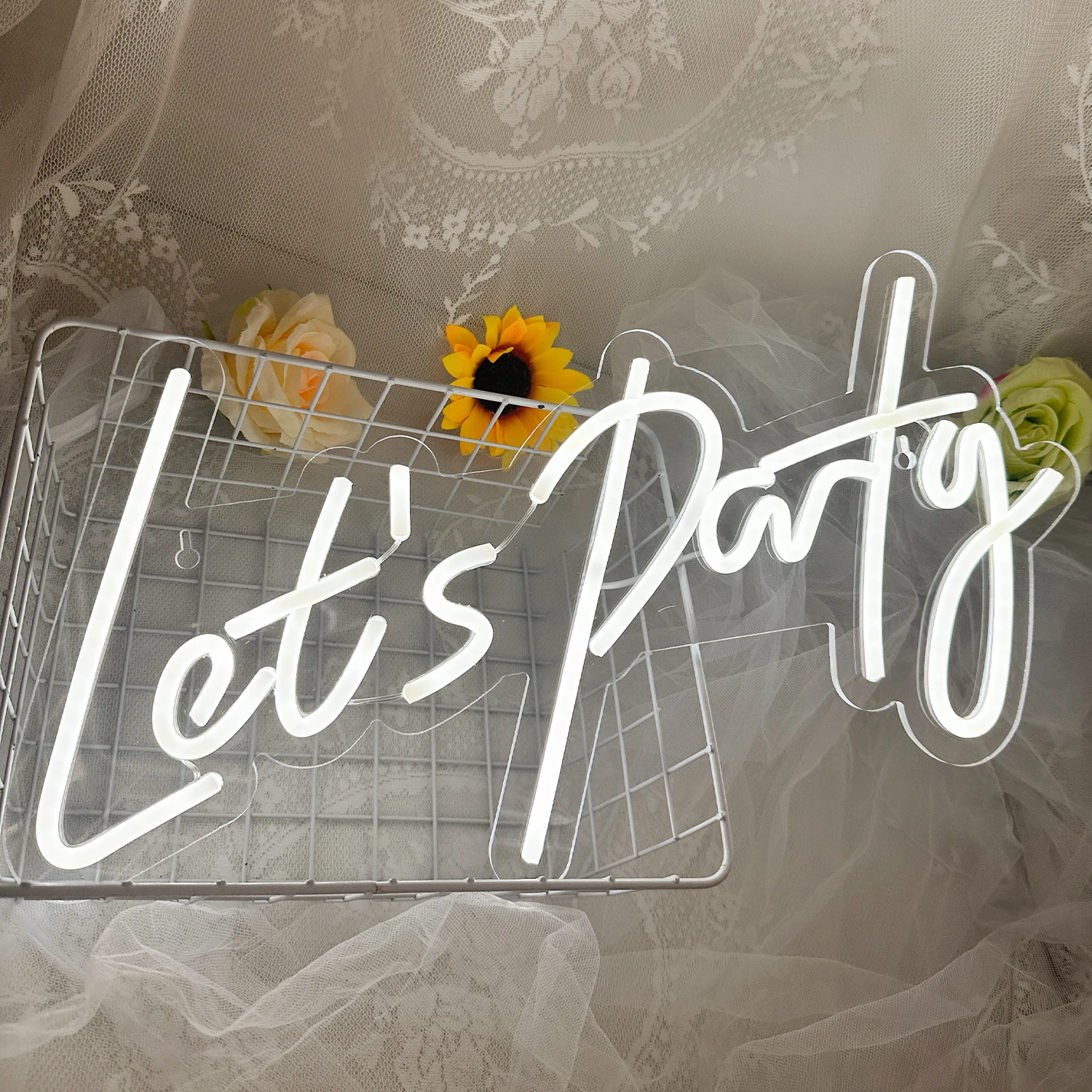 Ineonlife-Let-s-Party-Neon-Sign-Custom-LED-Light-Birthday-Wedding-Club ...