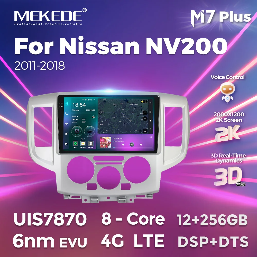 MEKEDE-M7-Plus-CarPlay-Android-Auto-Radio-For-Nissan-NV200-2011-2015 ...