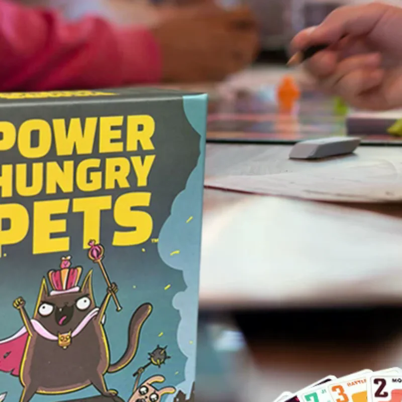 Power Hungry Pets Card Game Family Party Strategy Cards Games Board ...