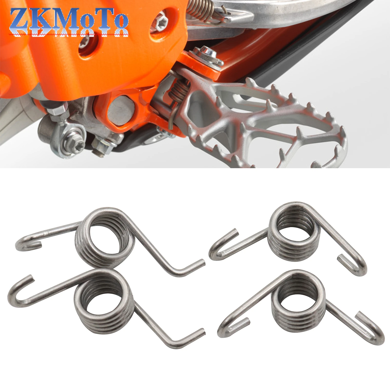 Motorcycle-Footpegs-Foot-Pegs-Footrest-Spring-For-KTM-SX-SXF-EXC-EXC-XC ...