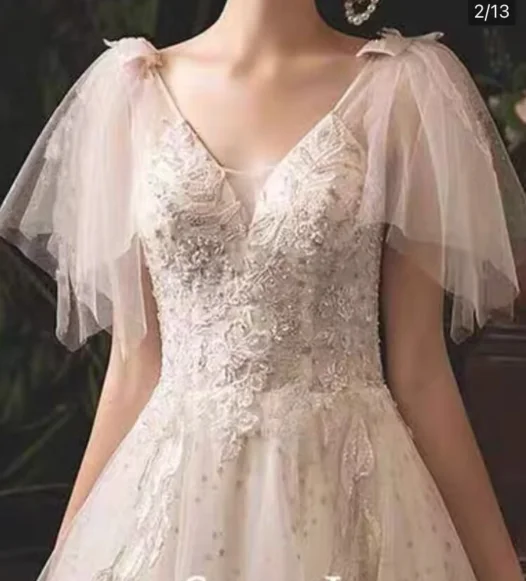 Shining Bling Detachable Women Sleeves Shoulder Covers for Wedding ...