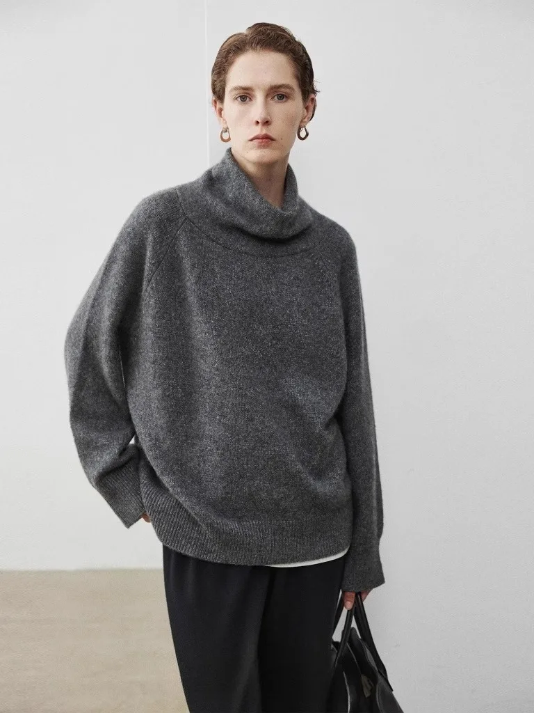 Pull-col-roul-100-cachemire-pour-femme-pull-vintage-haut-d-automne-et-d ...