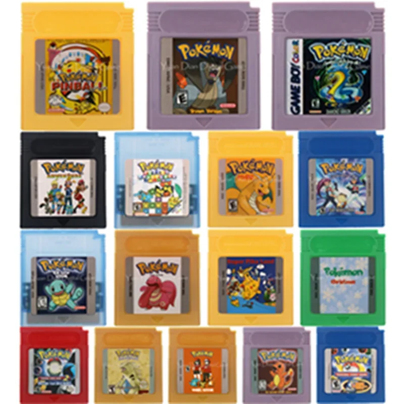 GBC-Game-Cartridge-Pokemon-Series-16-Bit-Video-Game-Console-Blue-Kaizo ...