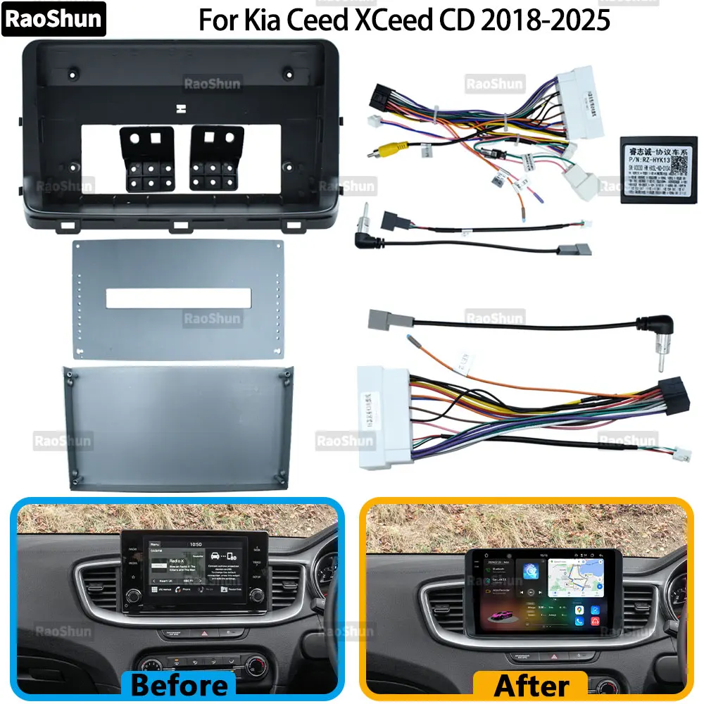 Car Radio Navigation Screen Harness Canbus Dashboard Stereo Player ...
