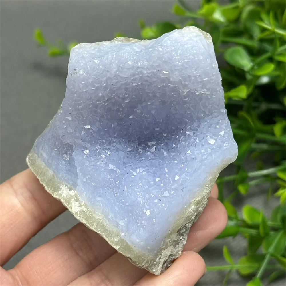 Natural Blue Lace Agate Geode Raw Stone Crystal Aura Healing Spiritual ...