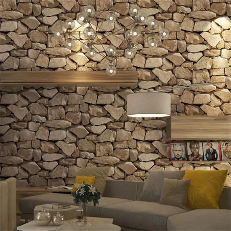 Faux Stone Wallpaper