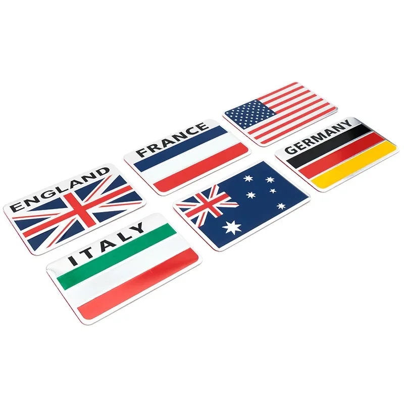 Map-car-stickers-United-States-Germany-France-Britain-and-Italy-flag ...