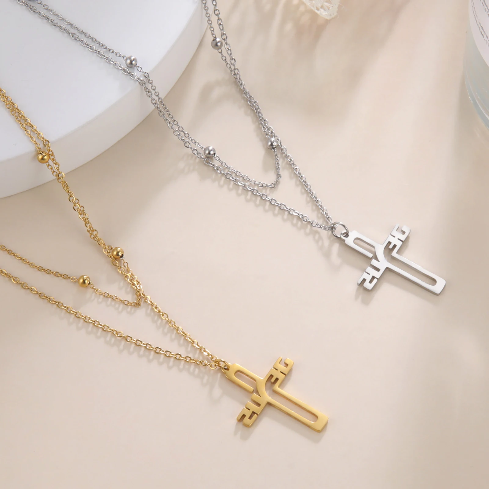 Kkjoy-Stainless-Steel-Christian-Jewelry-Cross-Religion-Faith-crucifix ...