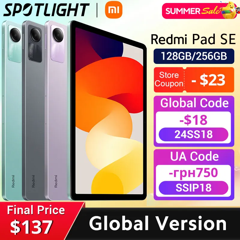 World-Premiere-Global-Version-Xiaomi-Redmi-Pad-SE-Mi-Tablet-Snapdragon ...
