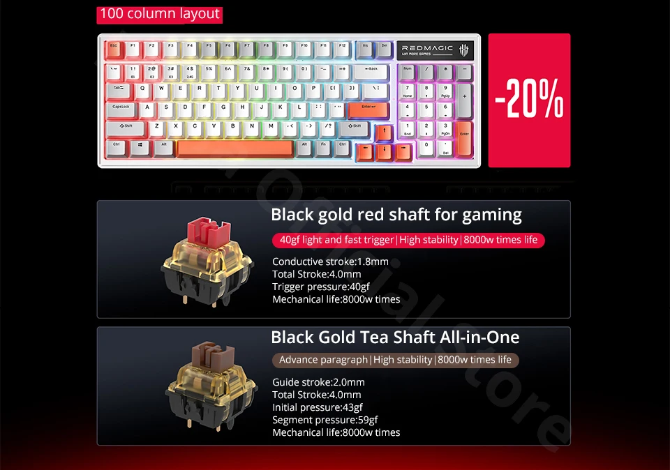 Nubia Redmagic Demons Mechanical Keyboard