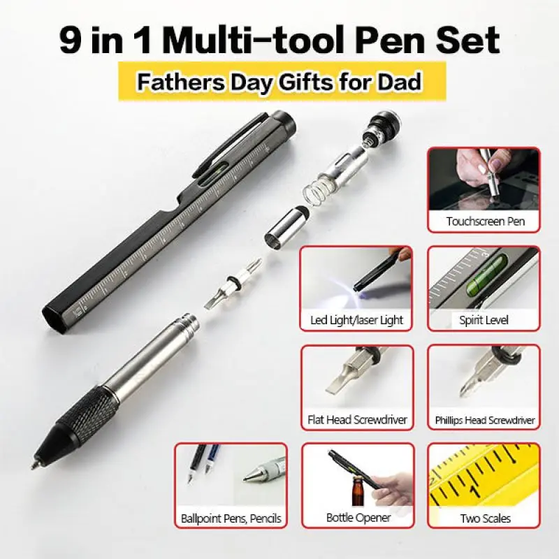 Ballpoint Pen Screwdriver Multifunction Touch | Level Screwdriver ...