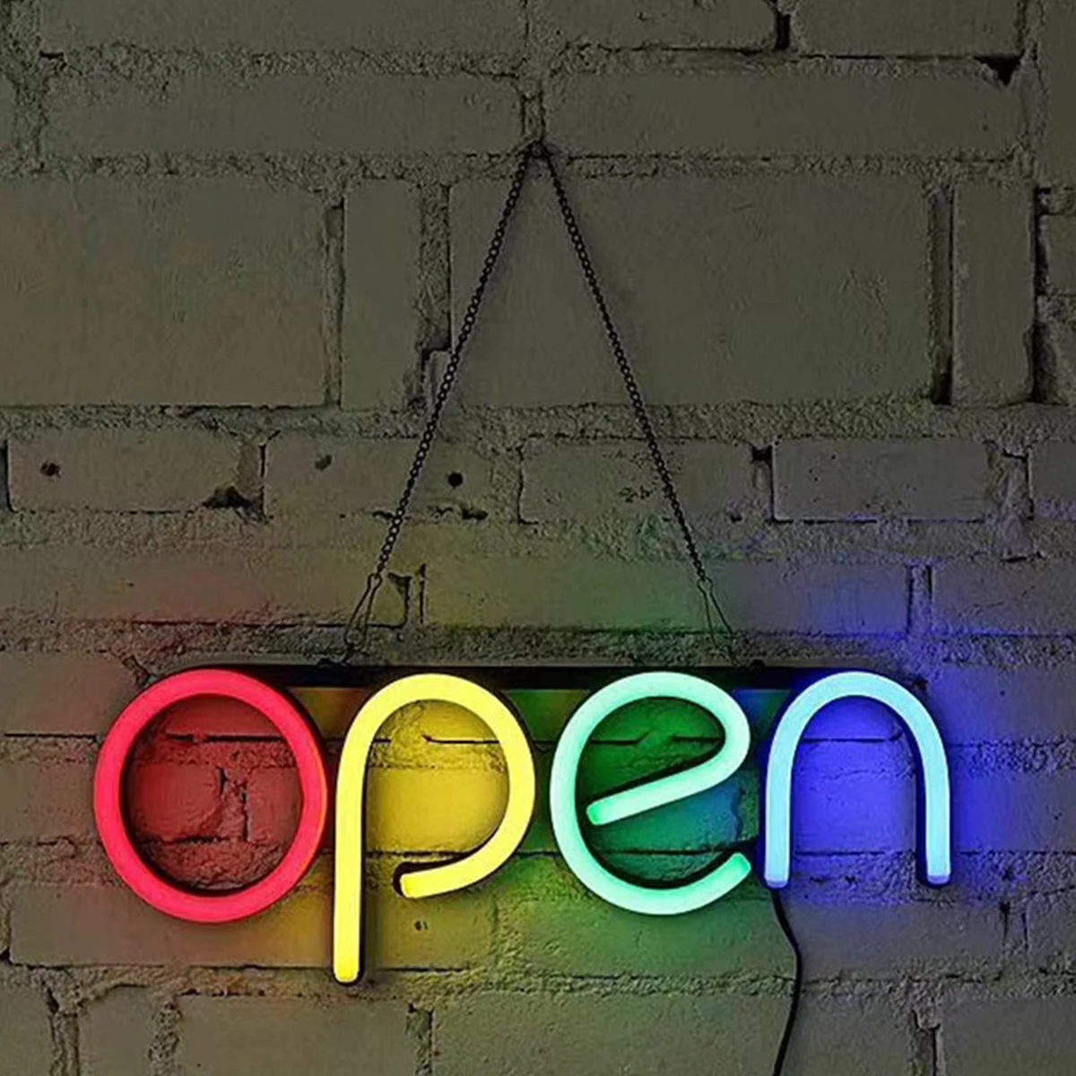 Open-Neon-Sign-Lamp-LED-Neon-Signs-Night-Light-Battery-USB-Powered ...