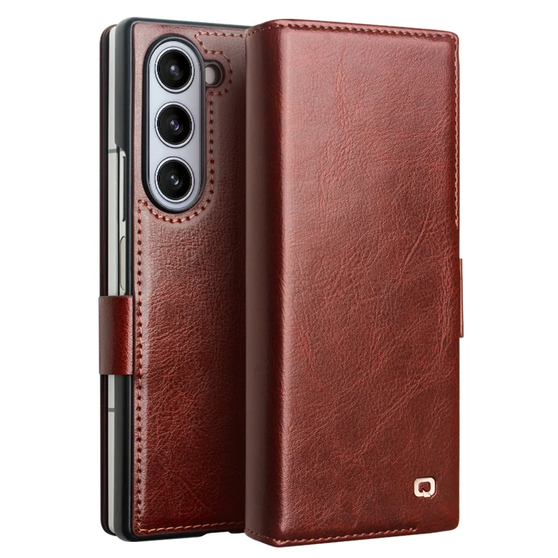 For-Samsung-Galaxy-Z-Fold6-Fold-6-Premium-Natural-Cowhide-Real-Genuine ...