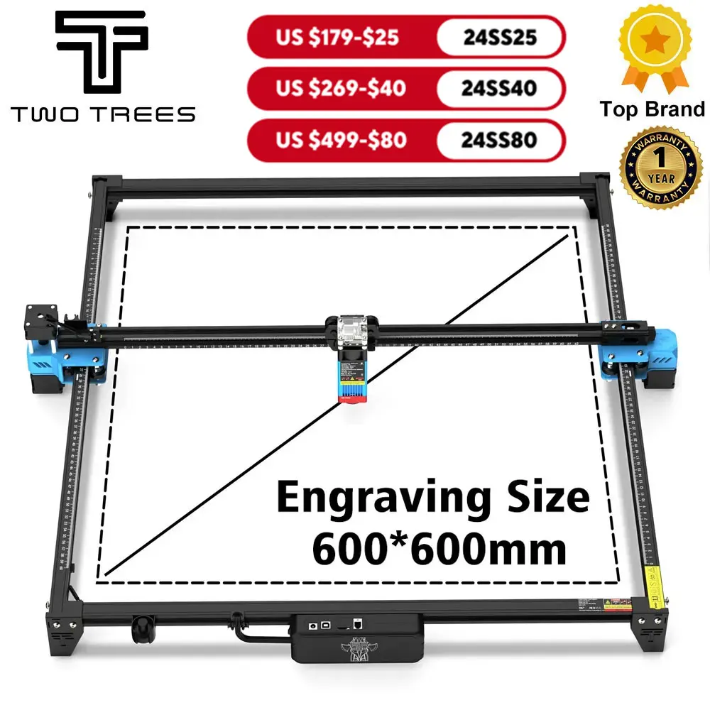 Twotrees-TTS-55-Pro-Laser-Engraver-Engraving-Size-600-600mm-Laser ...