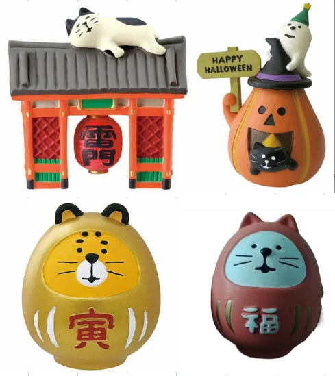 Japan-Zakka-Kaminarimon-Pumpkin-Mini-Statue-Bookshelf-Decoration-Collectible-Home-Decor-Resin ...