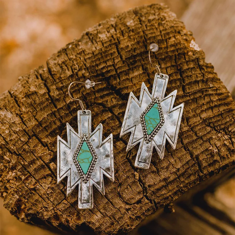 WECOTTES Boucles d'Oreilles en Métal N AZTEC, Accessoires de Bohème ...