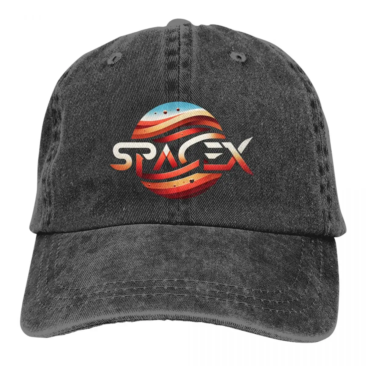 SpaceX-Starlink-Space-Unisex-Baseball-Cap-Washed-Cotton-Cap-Vintage ...