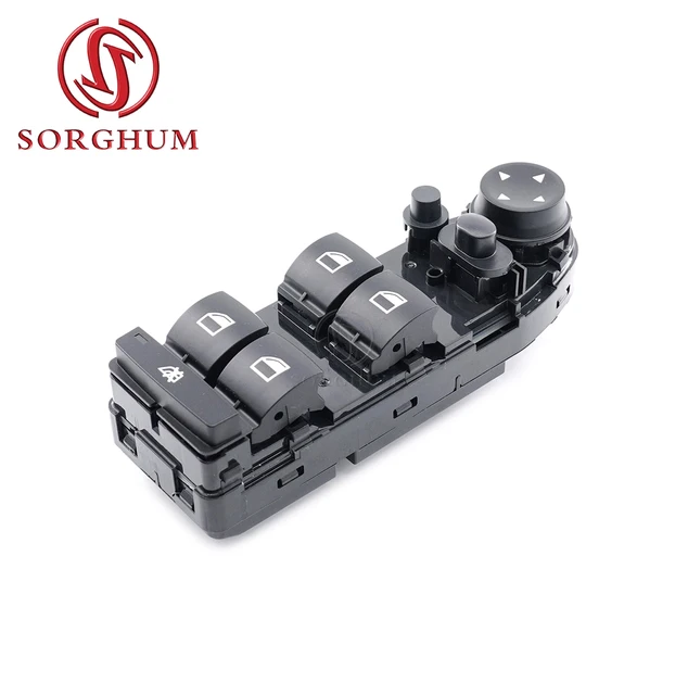 Sorghum 61319217333 앞문 운전석 창문 스위치 버튼, BMW E90 E91 E70 E71 X5 3.0 4.8 ...
