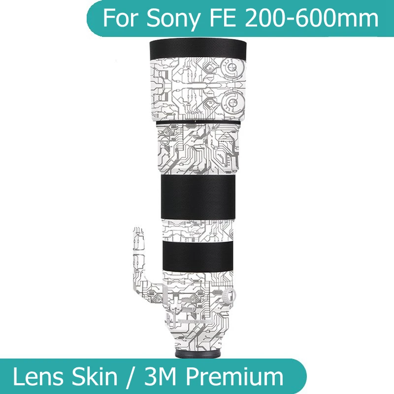 SEL200600G Camera Lens Sticker Coat Wrap Protective Film Body Decal ...