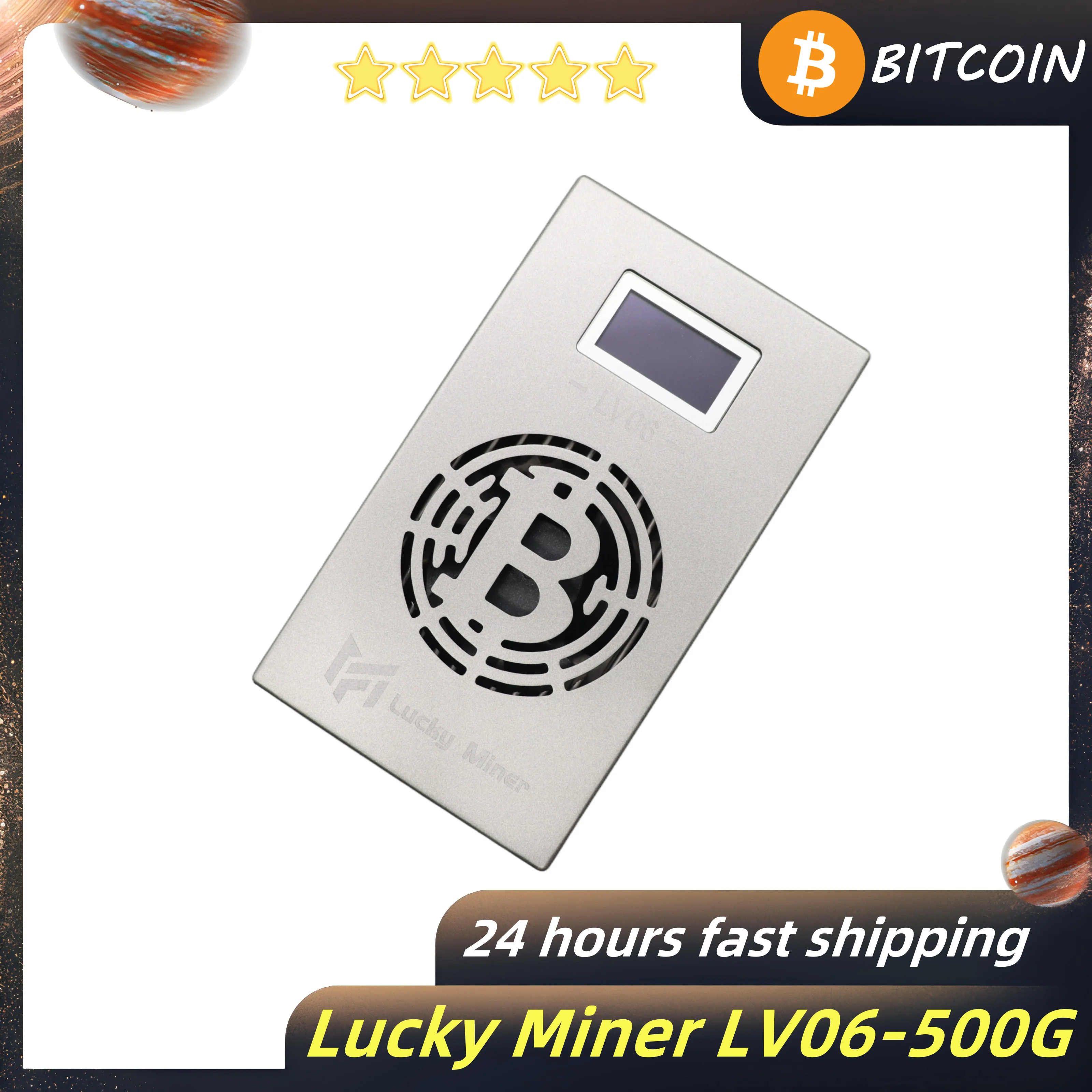 Bitaxe-Ultra-Upgraded-Lucky-Miner-BM1366-Solo-Mining-450-500GH-S ...