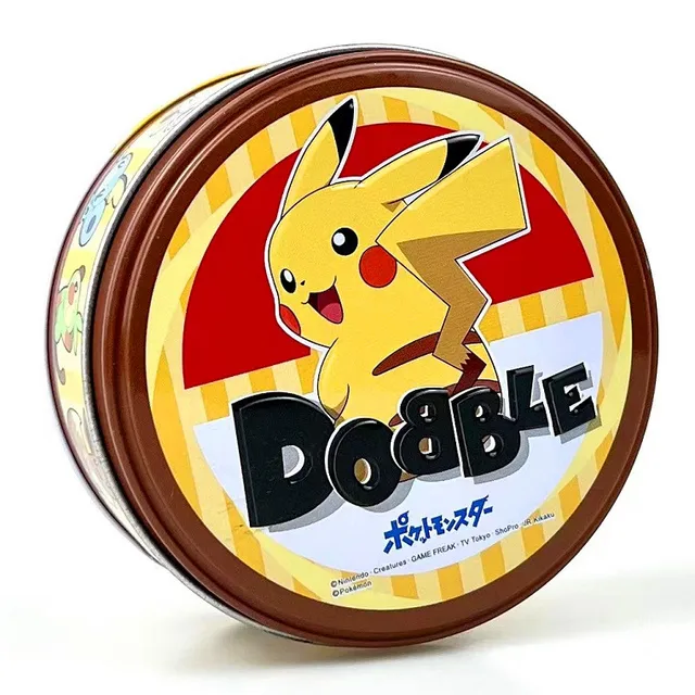 Spot It Pokemon Dobble Juego Pikachu Cards Game with Metal Box One ...