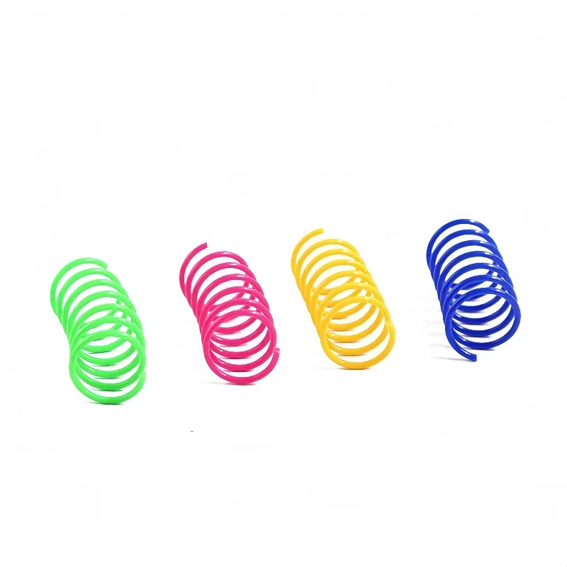 Kitten Coil Spiral Springs Cat Toys Interactive Gauge Cat Spring Toy ...