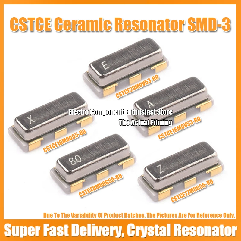 (10PCS) CSTCE8M00G55-R0 CSTCE10M CSTCE12M CSTCE16M0V53-R0 CSTCE20M 3213 ...