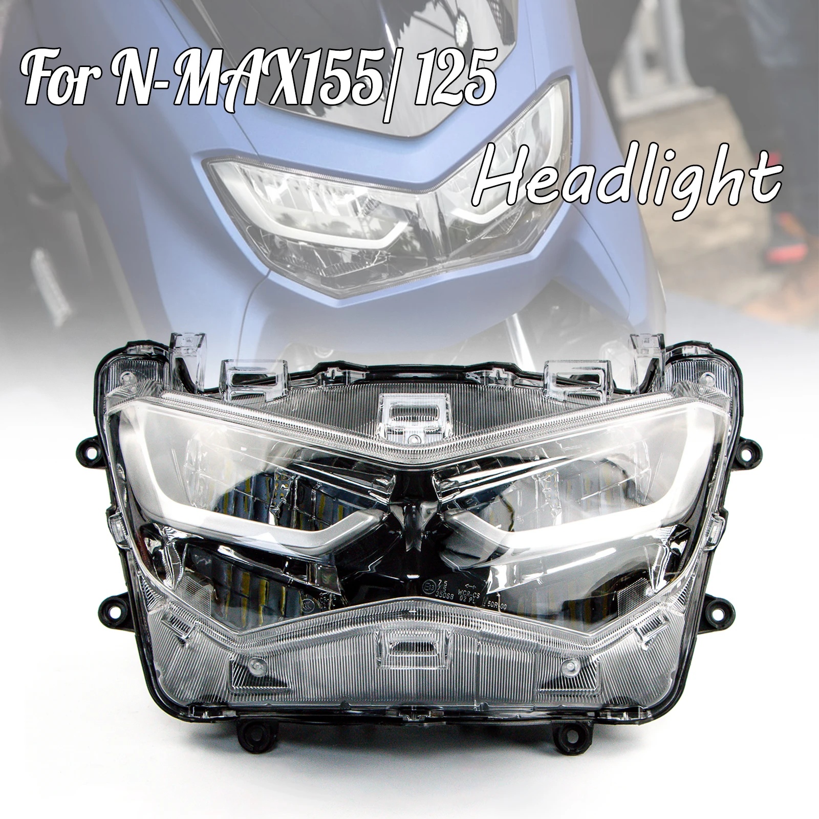 Fit-For-2020-2023-YAMAHA-NMAX155-NMAX125-Motorcycle-LED-Headlight ...
