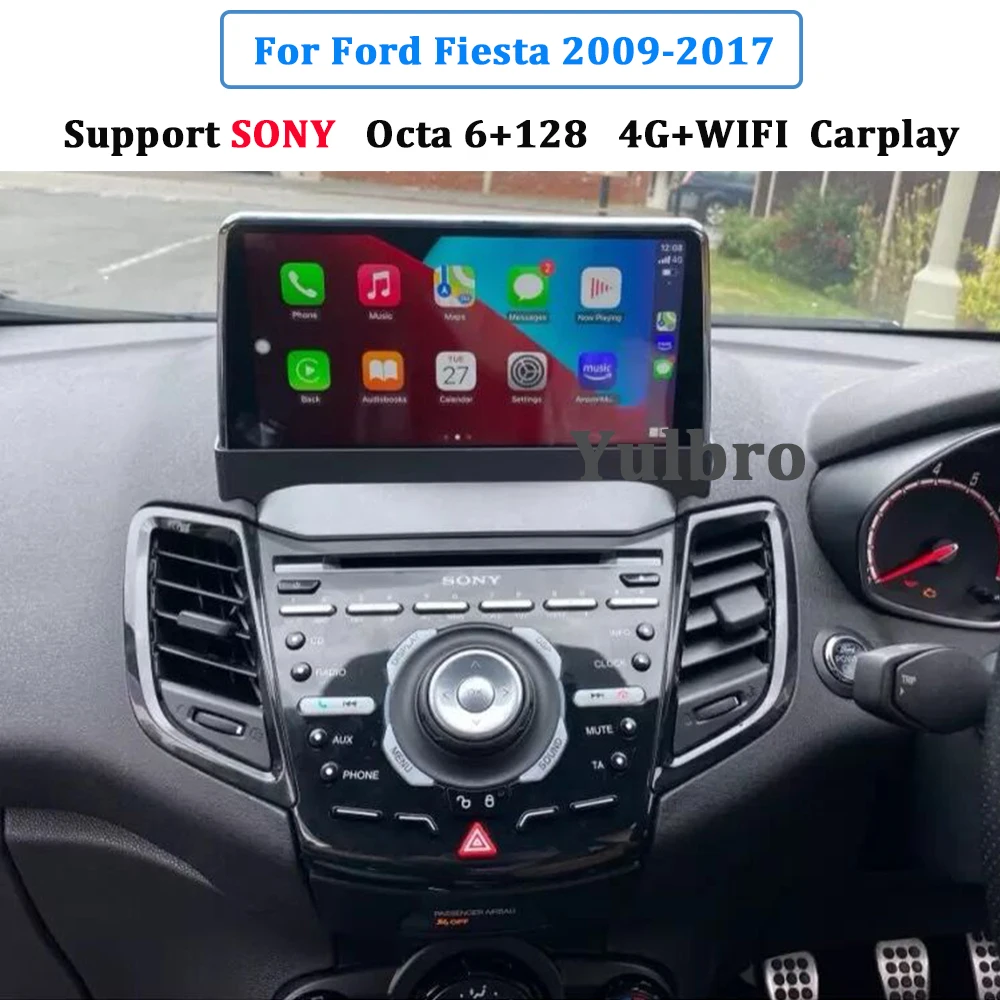 Car Multimedia For Ford Fiesta MK7 2009-2017 Android Radio DVD Tape ...