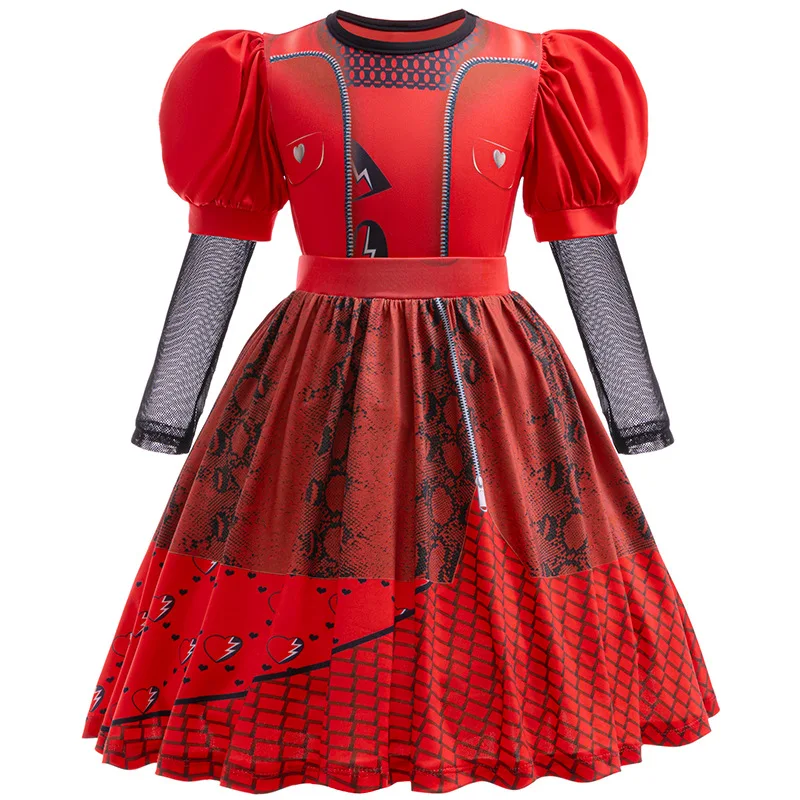 Girl-Descendants-4-The-Rise-Of-Red-Cosplay-Costume-Red-Queen-Dress ...