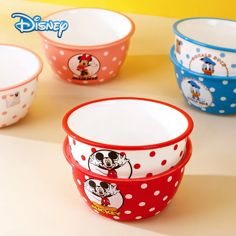 Disney-Mickey-Mouse-Ceramic-Bowl-Child-Dishes-Kitchen-Tools-Cute-Minnie ...