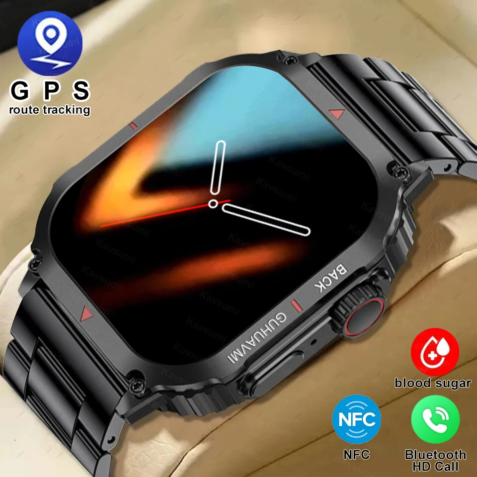Rel-gio-inteligente-militar-robusto-prova-d-gua-para-homens-smartwatch ...